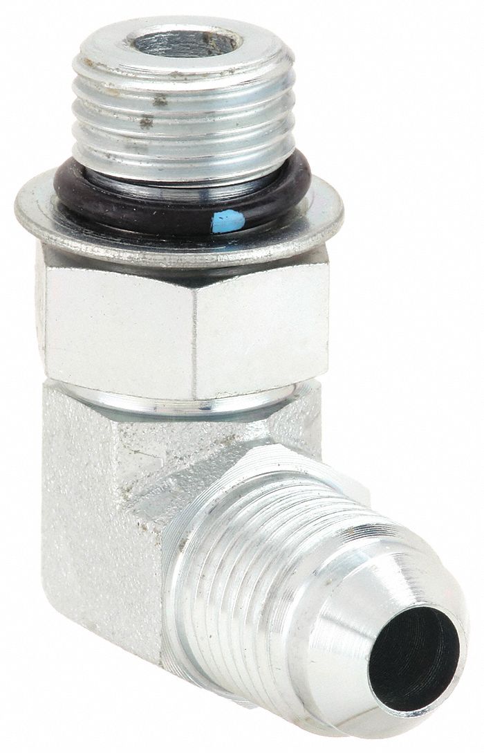 5/16 in x 5/16 in Fitting Size, Male x Male, Hydraulic Hose Adapter - 38YR44|2062-5-5S - Grainger