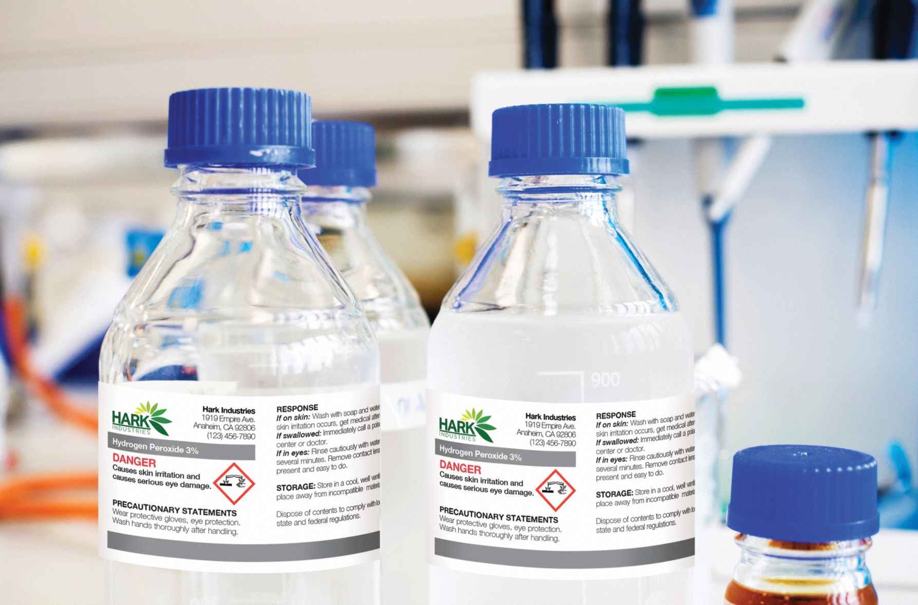 AVERY GHS Chemical Laser Printer Label: 60,505 Avery Template #, 500 PK ...