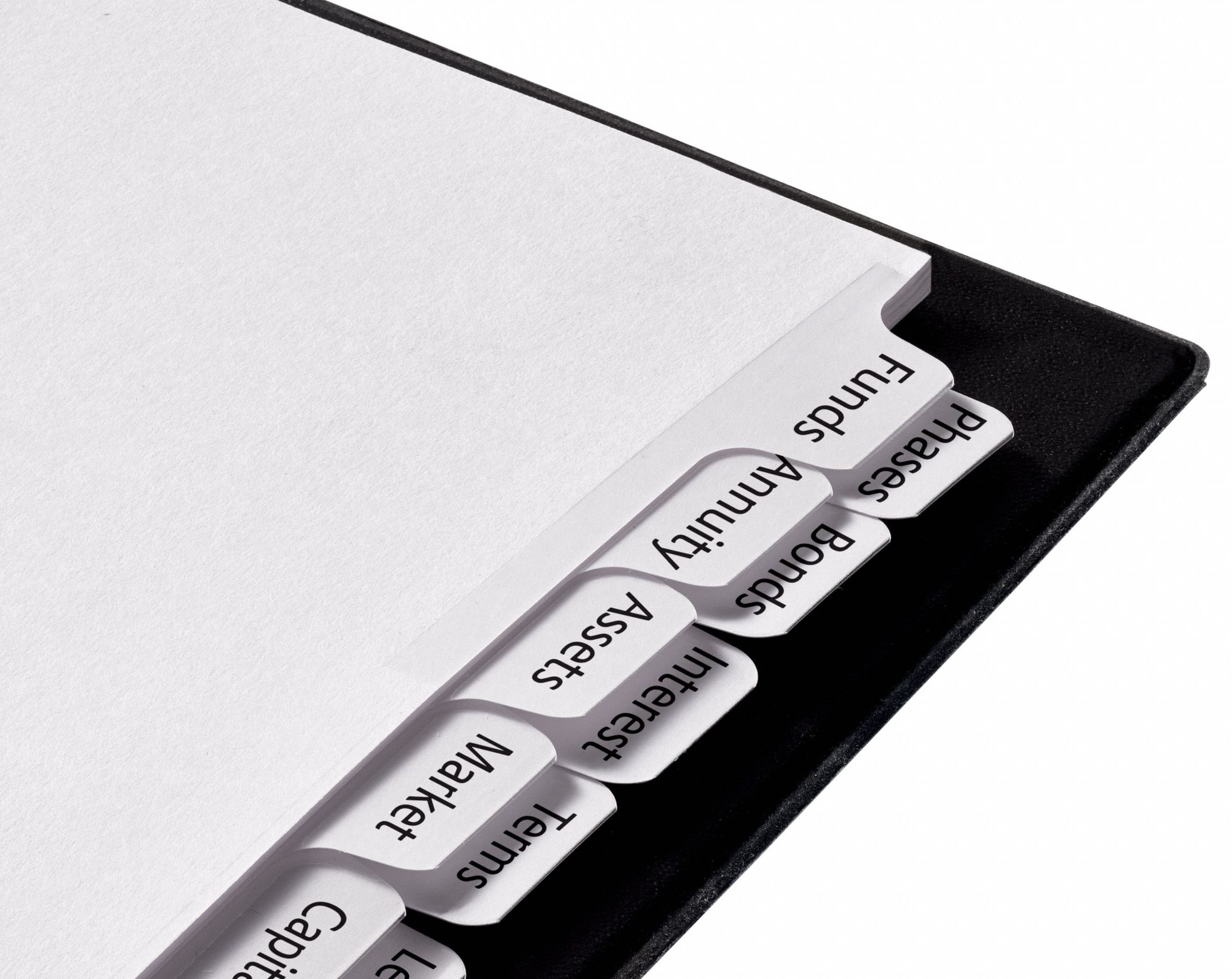 AVERY Binder Divider With 24 Print On Labels White 1 To 24 Tabs 8 1 2