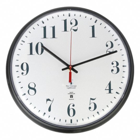 Atomic/Auto Set DST, Quartz Movement, Analog Clock - 38YV80|67300302 ...