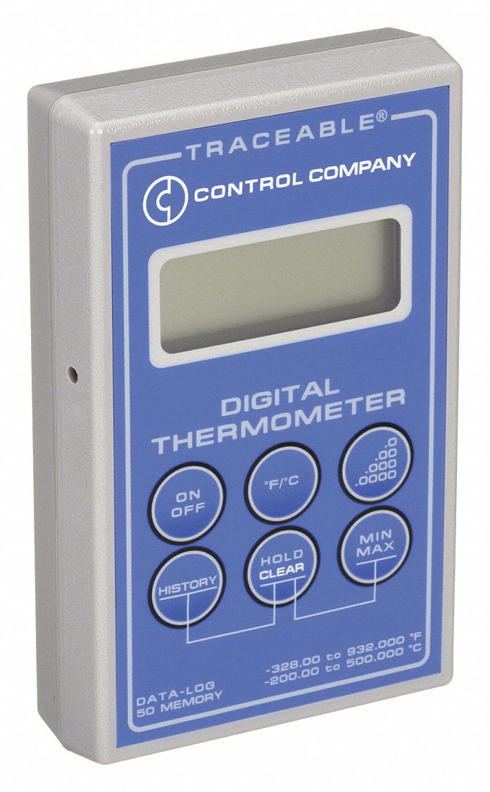 CONTROL COMPANY, -328°F to 932°F, ±0.05°C or ±0.05% Accuracy ...
