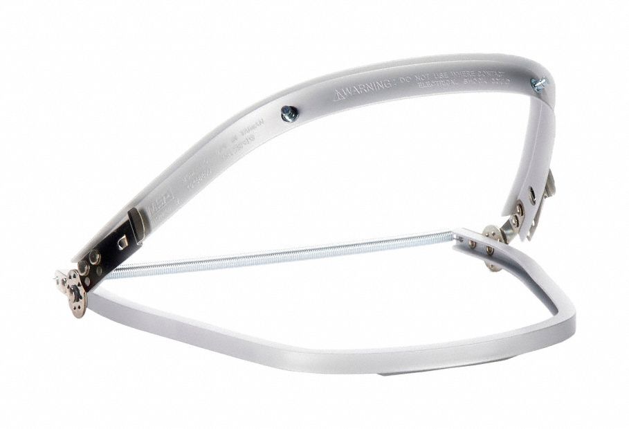 MSA, Band Attachment Type, Aluminum, Face Shield Frame - 38ZL98 ...