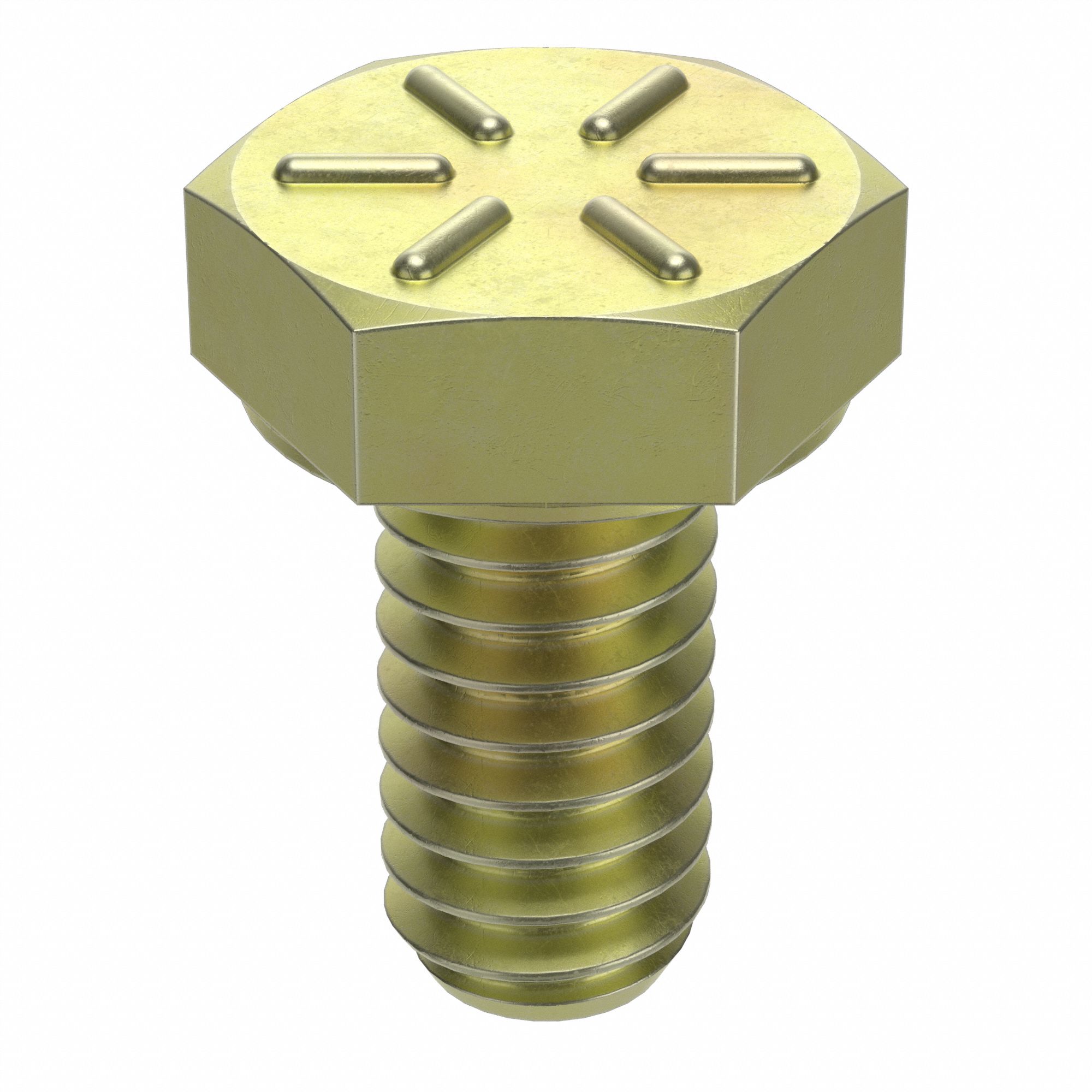 APPROVED VENDOR Tornillo de Cabeza de Dado Hexagonal 1/4"-20 Grado 8 Longitud de 1/2", Acabado ...