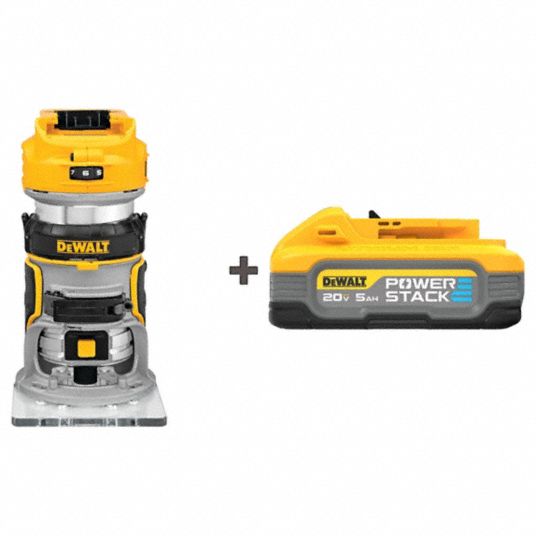 DEWALT, 20V MAX*, Battery Included, Cordless Compact Router w/ BONUS ...