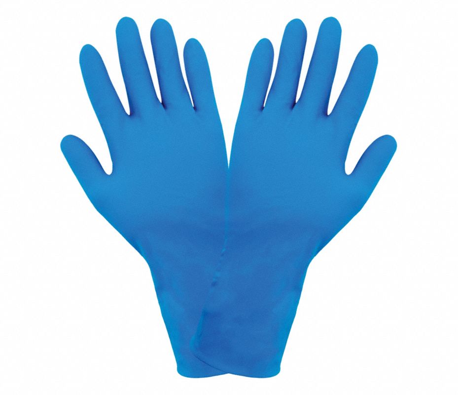 SAFE FIT Guantes Desechables,Nitrilo,G,11" L,PQ10 - 444XV8 | 805PF-L ...