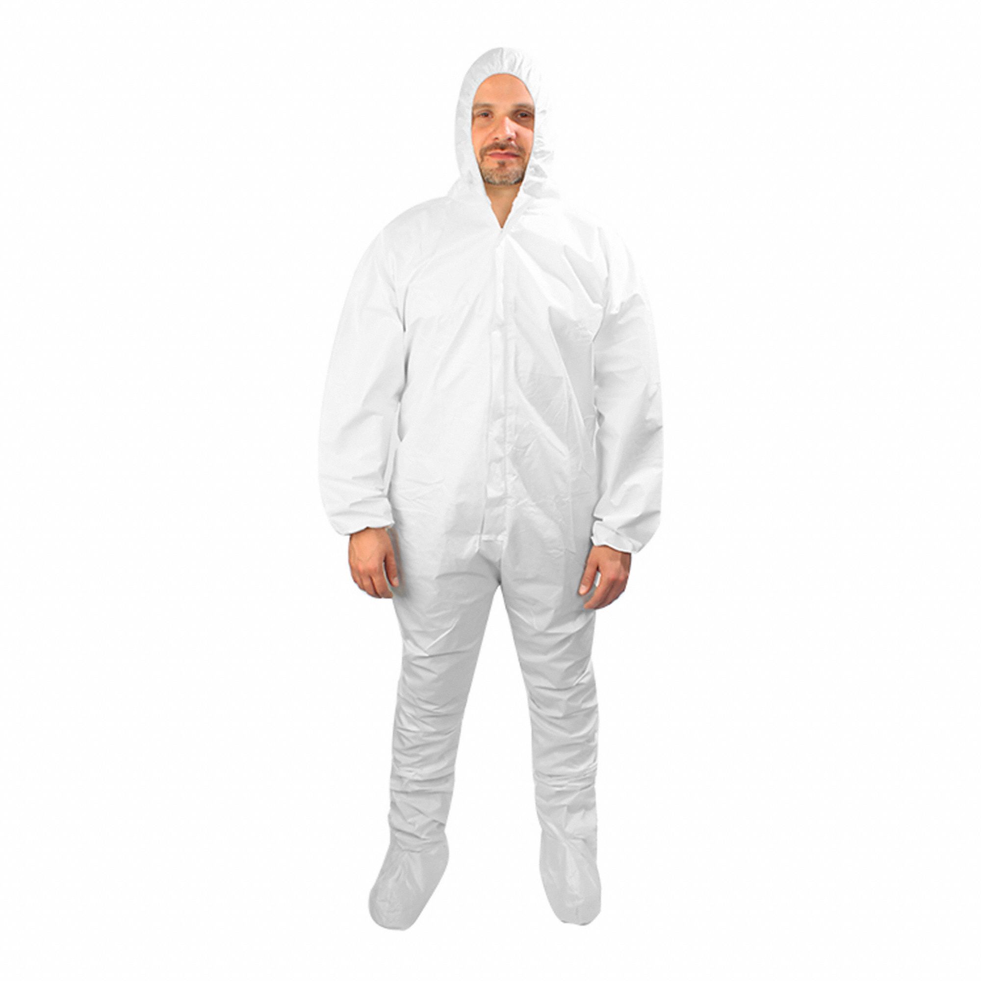 ALYGER Overol Desechable con Capucha Polipropileno, Polietileno y ...