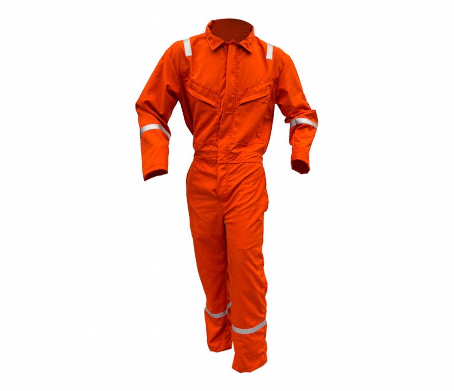 IGNO Overol Resistente al Fuego, Tamaño: CH, Color: Naranja, Tipo de ...