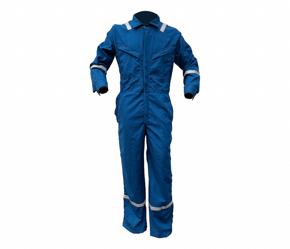 IGNO Overol Resistente al Fuego, Tamaño: 4XG, Color: Azul Rey, Tipo de ...