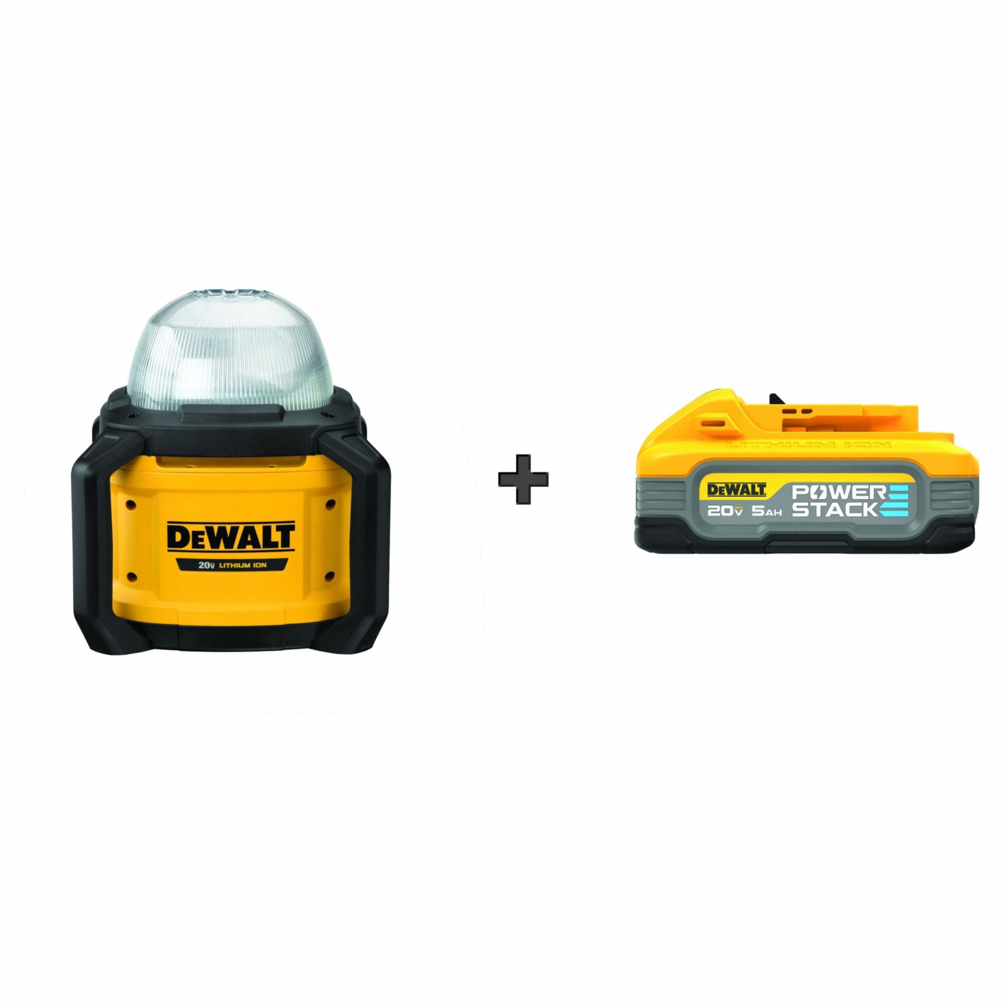 Cordless 20V Light w/ Bonus Battery - Grainger