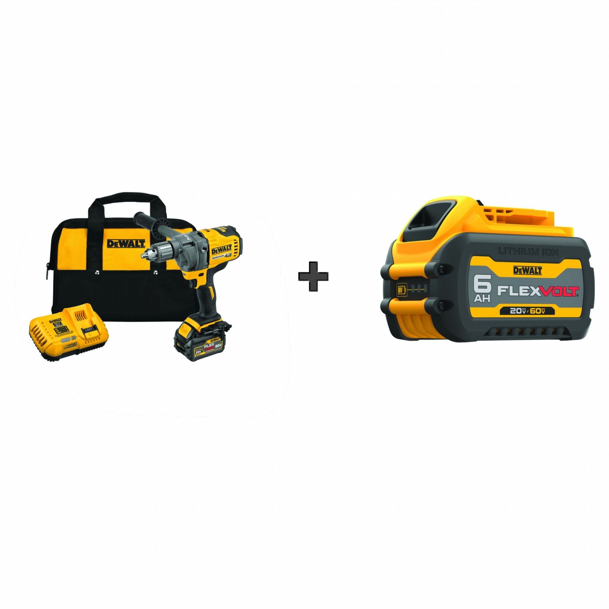 DEWALT, DCD130T1/DCB606, Drill/Driver - 391JM7|DCD130T1/DCB606 - Grainger