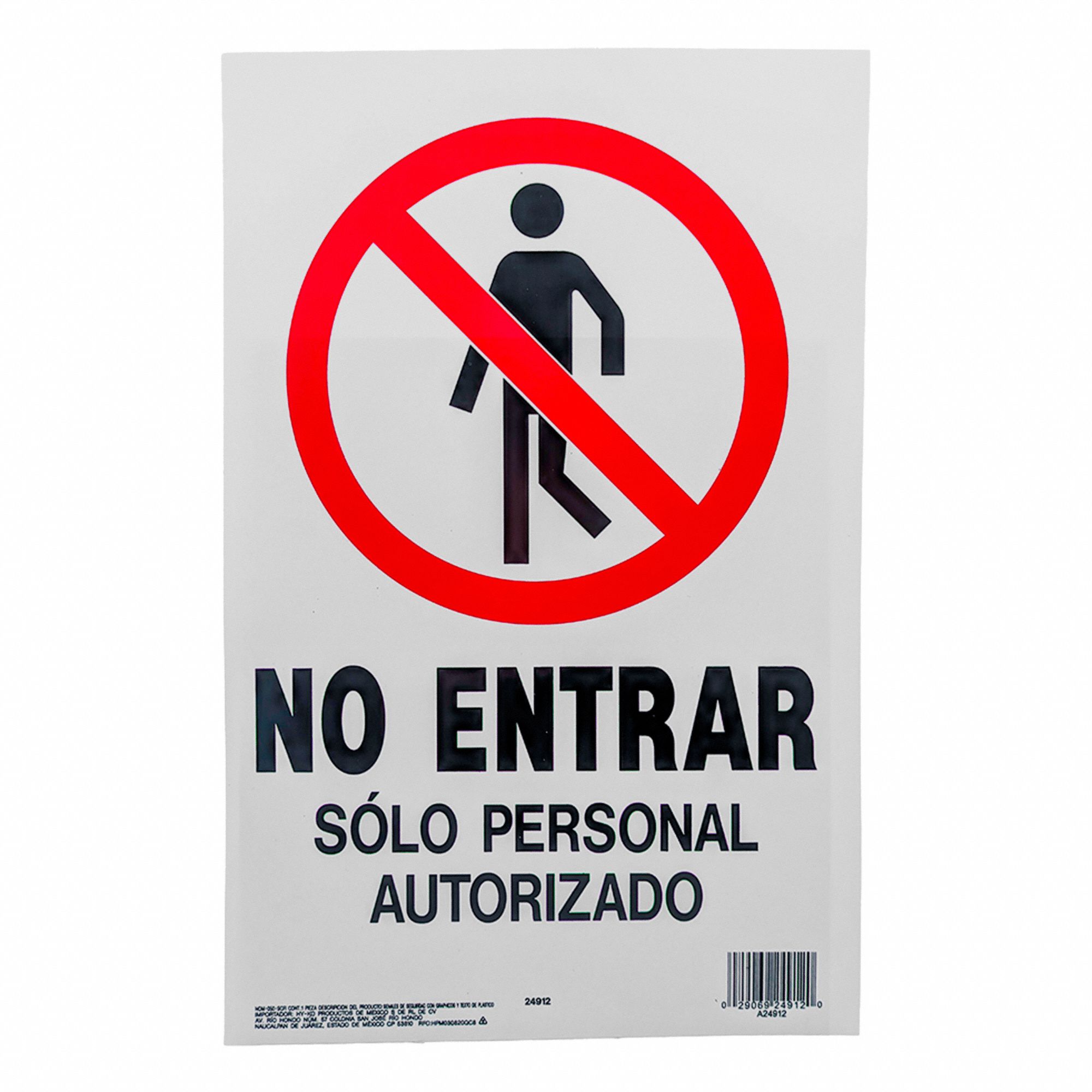 HY-KO PRODUCTS Letrero de Seguridad,No Entrar - 391NM0 | 24912 ...