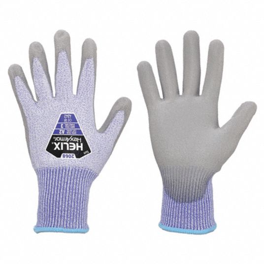 HEXARMOR, S ( 7 ), ANSI Cut Level A2, Coated Gloves - 391R56|2068-S (7) - Grainger