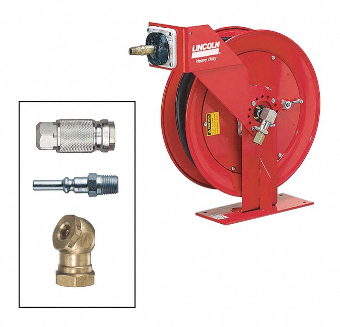 Spring Return Hose Reel - 391T45|85063 - Grainger