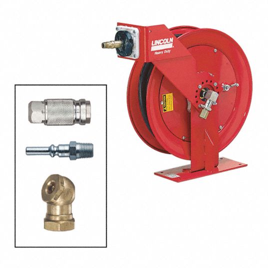 Spring Return Hose Reel - 391T45|85063 - Grainger