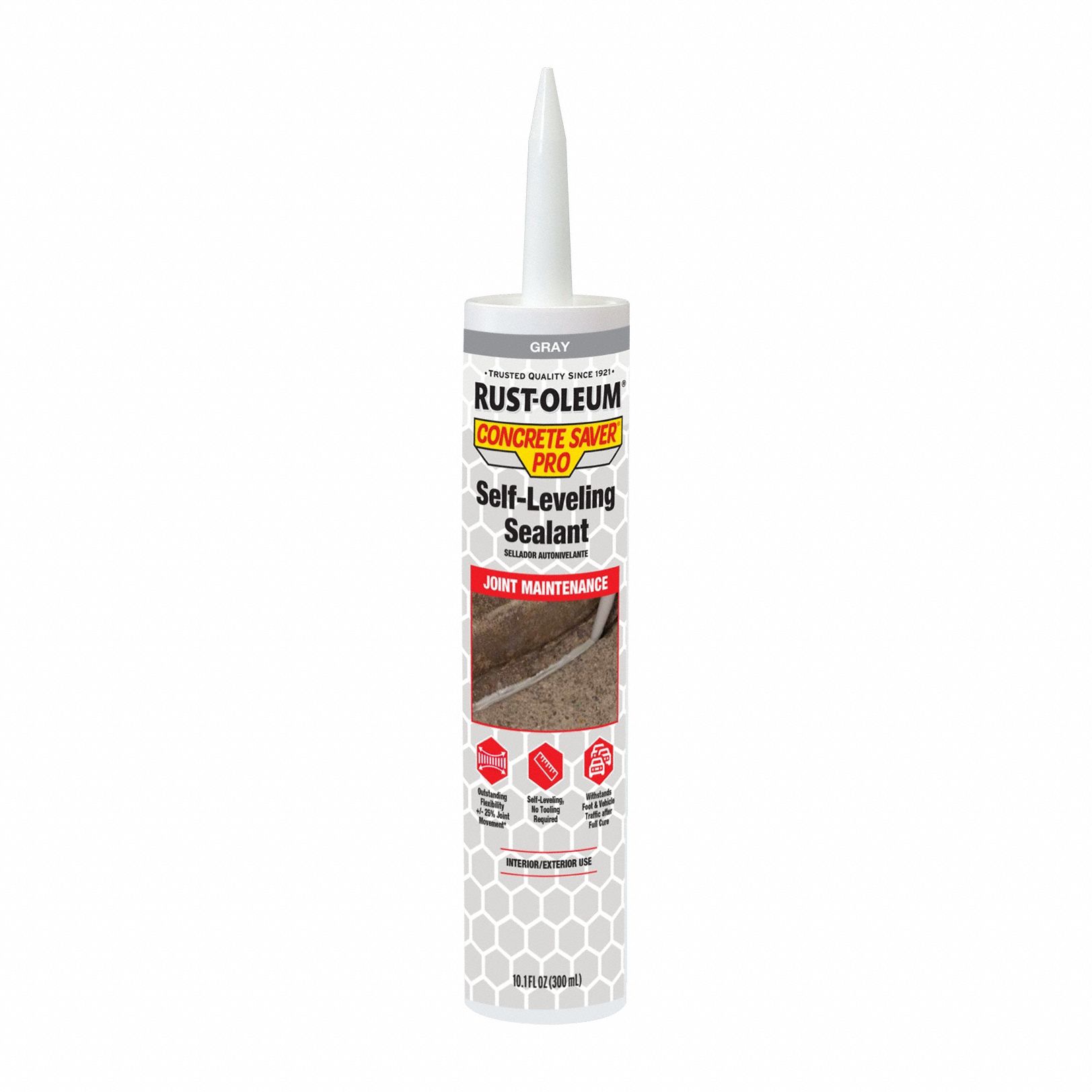 RUST-OLEUM, Concrete Saver Pro, Gray, Concrete Repair Compound - 833PM4 ...