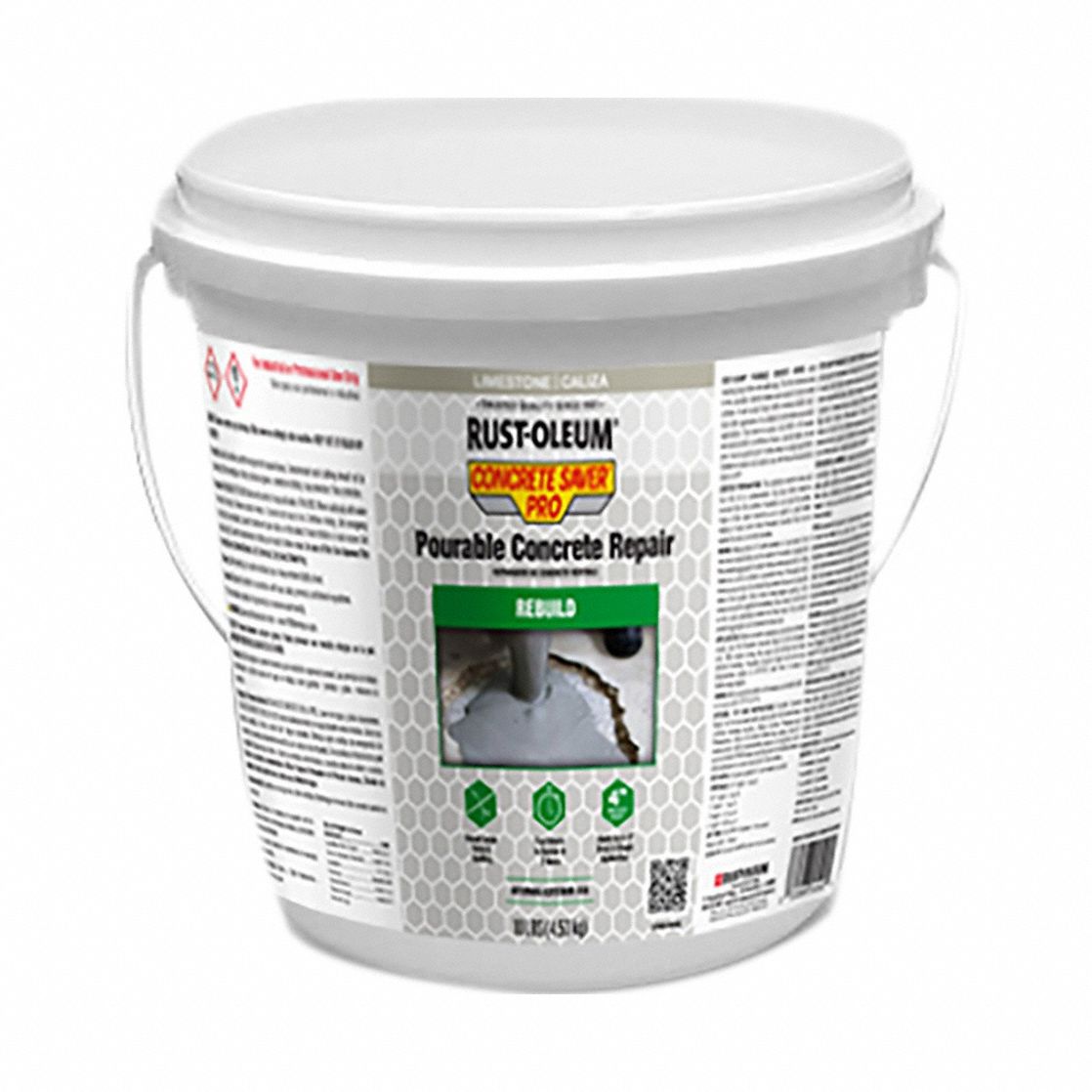 RUST-OLEUM, Concrete Saver Pro, Cement, Concrete Repair Compound ...