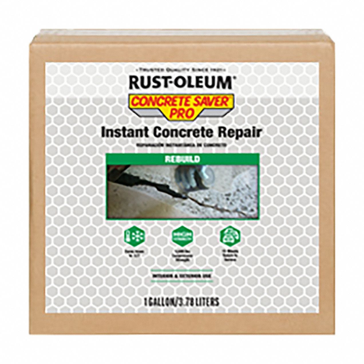 RUST-OLEUM, Concrete Saver Pro, Polyurea, Concrete Repair Compound ...