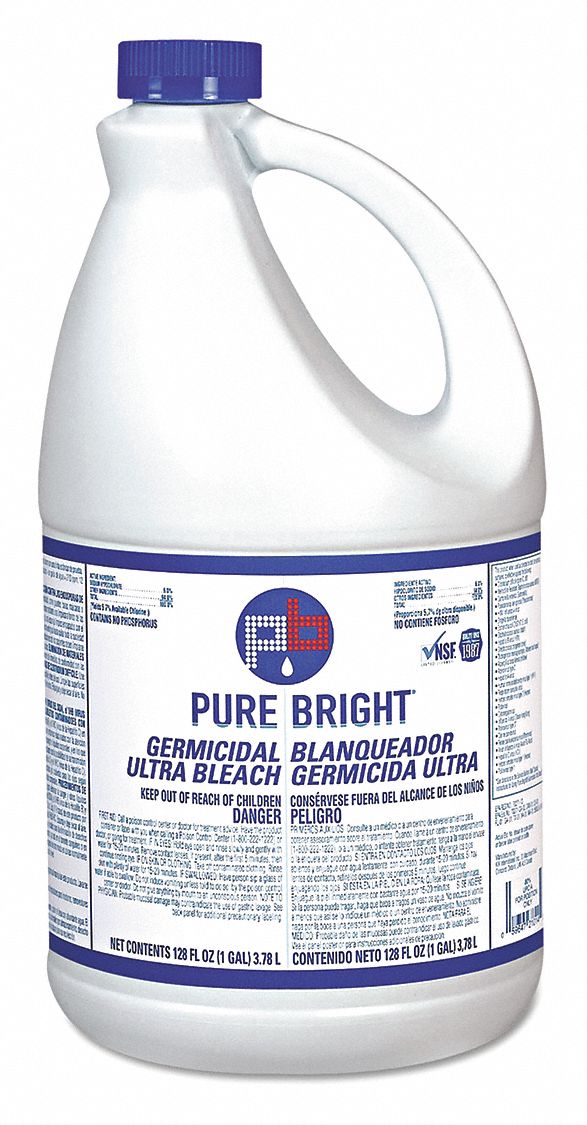 PURE BRIGHT, 6, PK, Cleaners and Detergents - 392C11|KIK BLEACH6 - Grainger