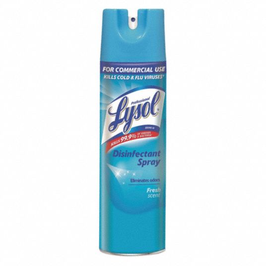 LYSOL Disinfectant Spray: Aerosol Spray Can, 19 oz Container Size ...