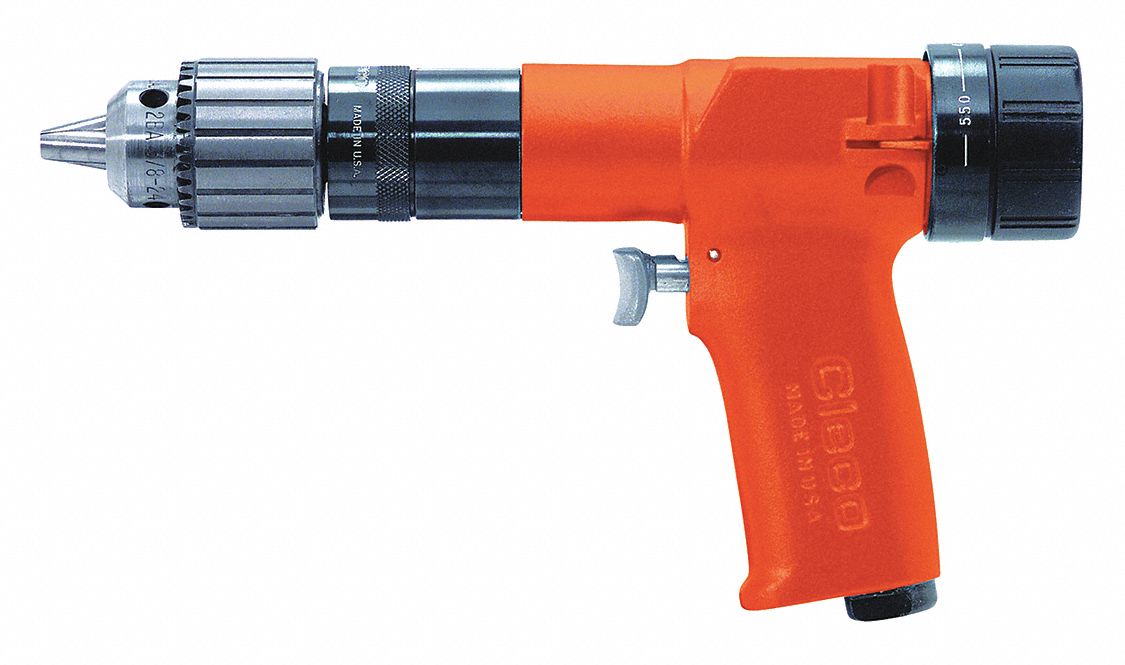 CLECO, 3/8 in Chuck Size, Industrial Duty, Drill - 392J91|135DPV-14B-51 ...