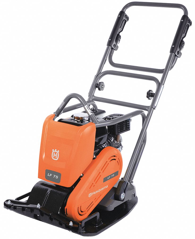 HUSQVARNA, 16 1/2 in Plate Wd, 15 Centrifugal N, Gas-Powered Plate ...
