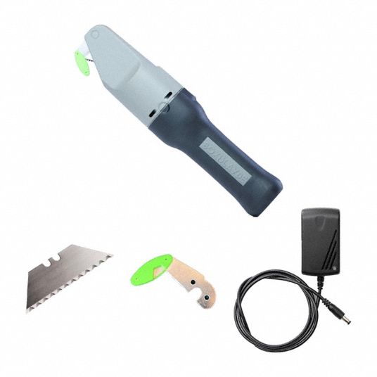 BOXBLAYDE, 12 in Overall Lg, Straight Handle, Electric Box Cutter ...