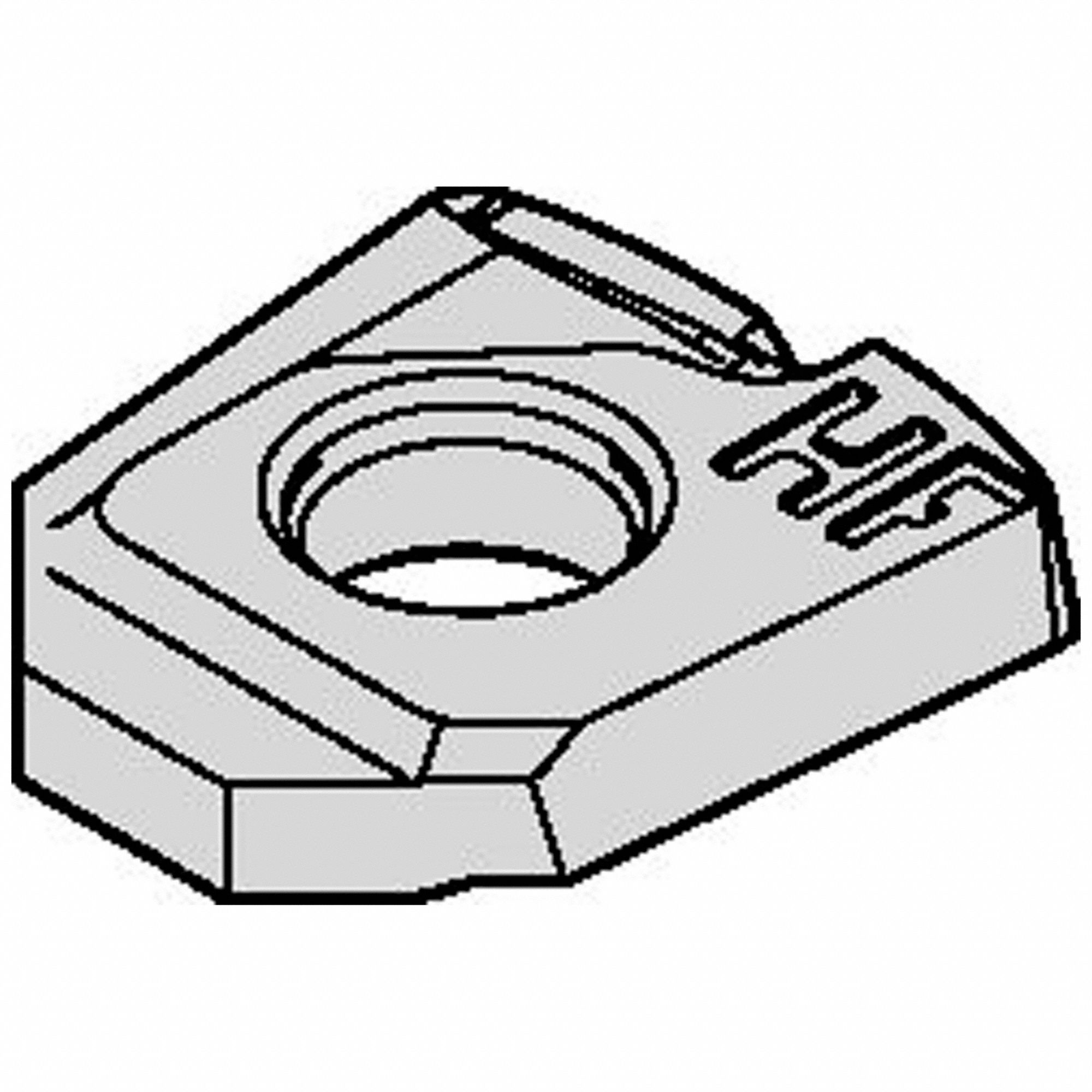 WIDIA, 1.00mm Corner Radius, 4.7600 mm Thick, Milling Insert - 274DJ5 ...