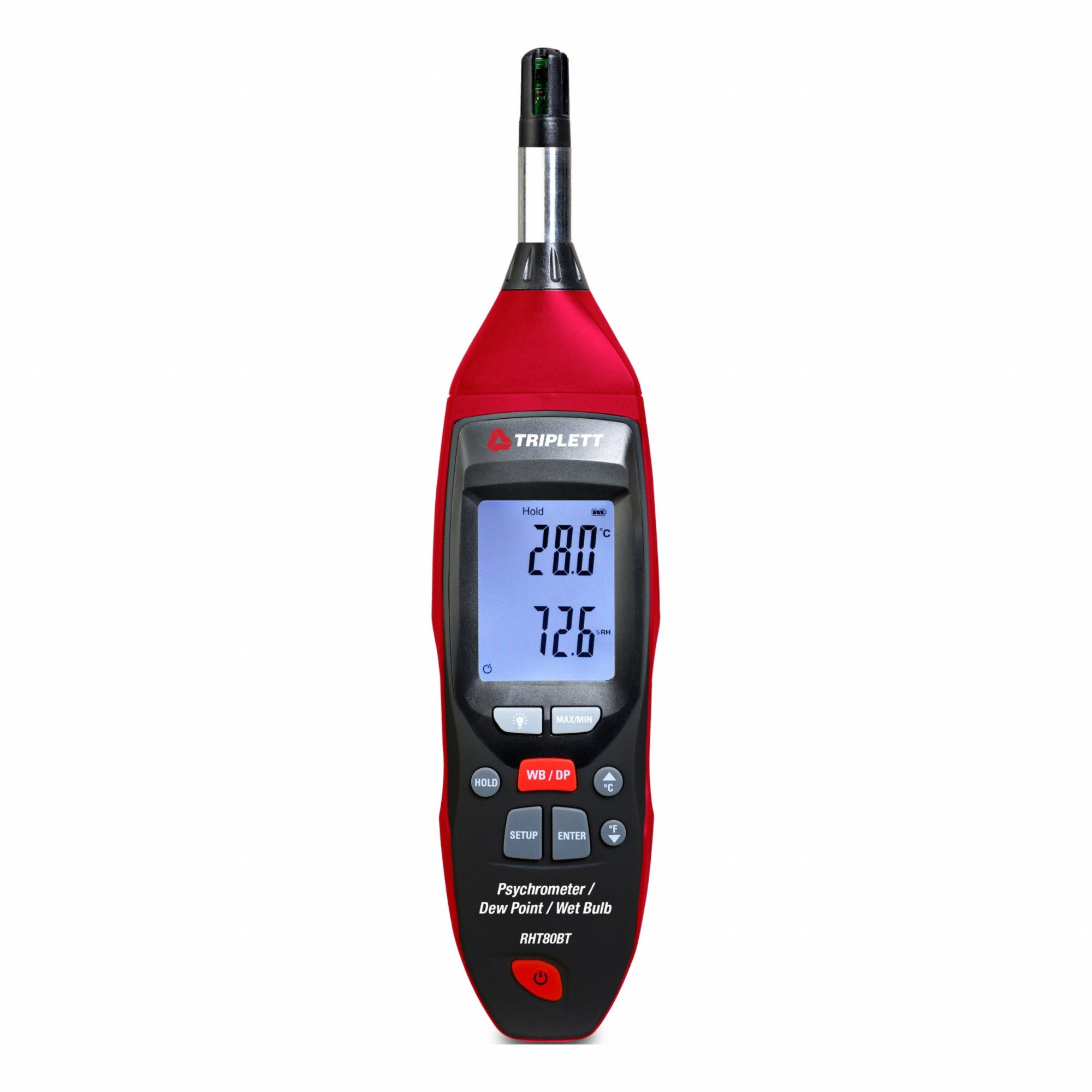 TRIPLETT, Onboard, Ambient Temp/Dew Point/Humidity/Wet Bulb, Digital ...