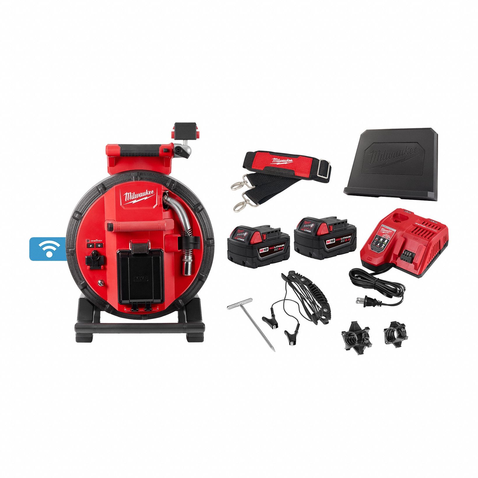 MILWAUKEE, M18™ Modular Pipeline Inspection System, 100 ft Lg ...