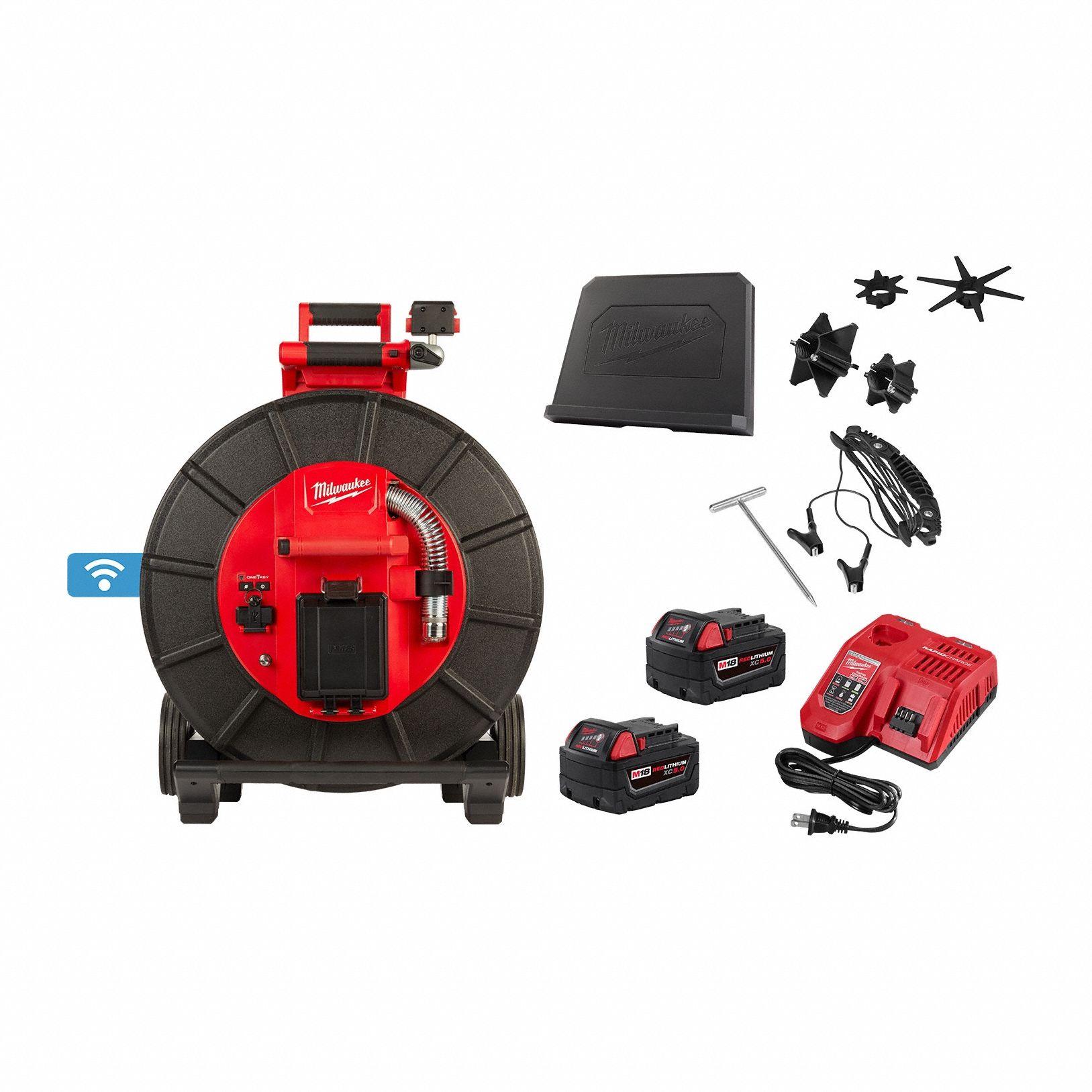 MILWAUKEE, M18™ Modular Pipeline Inspection System, 200 ft Lg ...