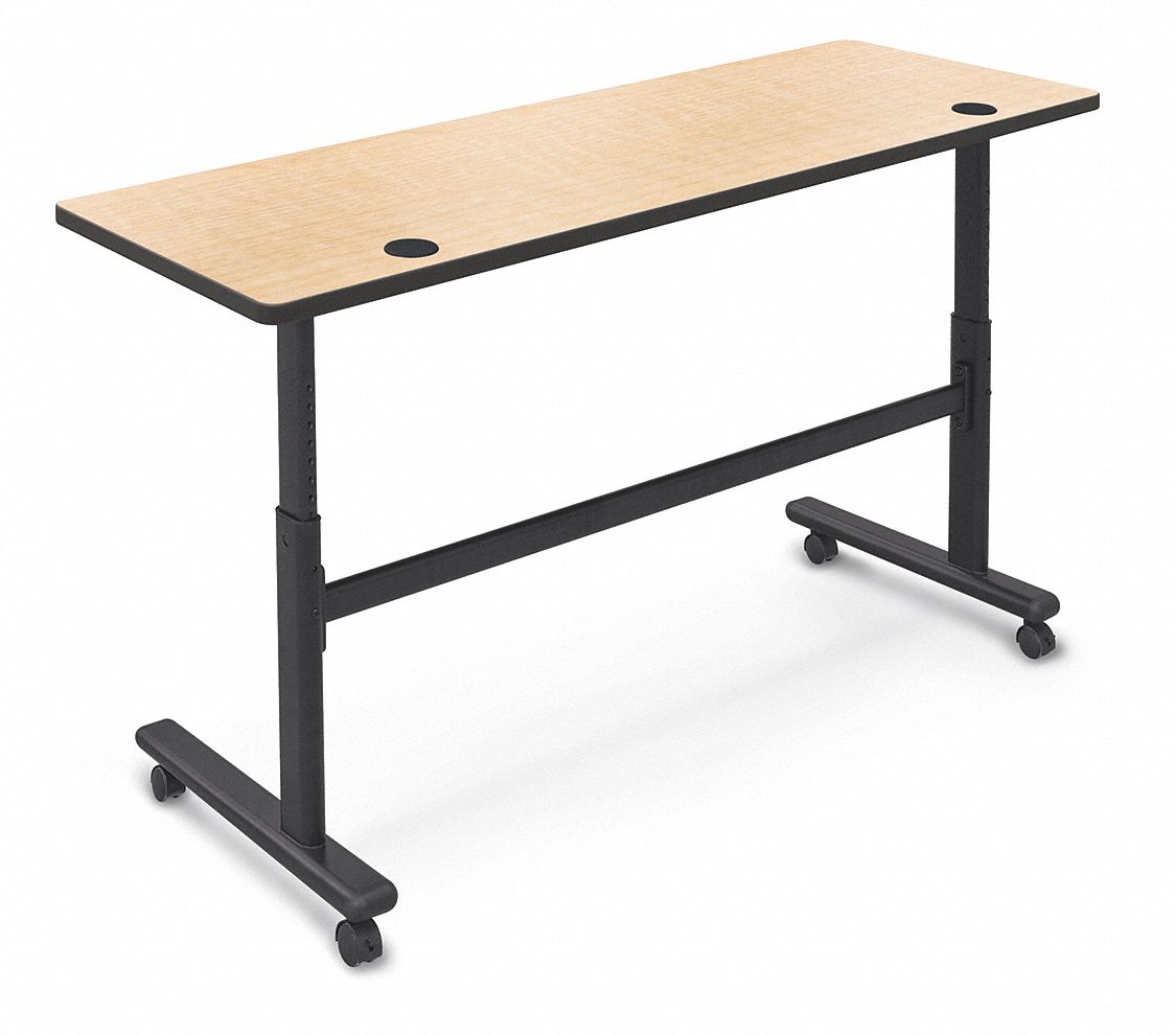 BALT, Fusion Maple, 28 1/2 in to 45 in, Seminar/Training Table - 39A160 ...