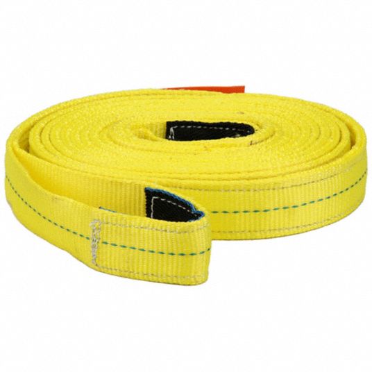 LIFT-ALL, 20 ft Overall Hook Size, 2 in Overall Wd, Tow-All Tow Strap ...