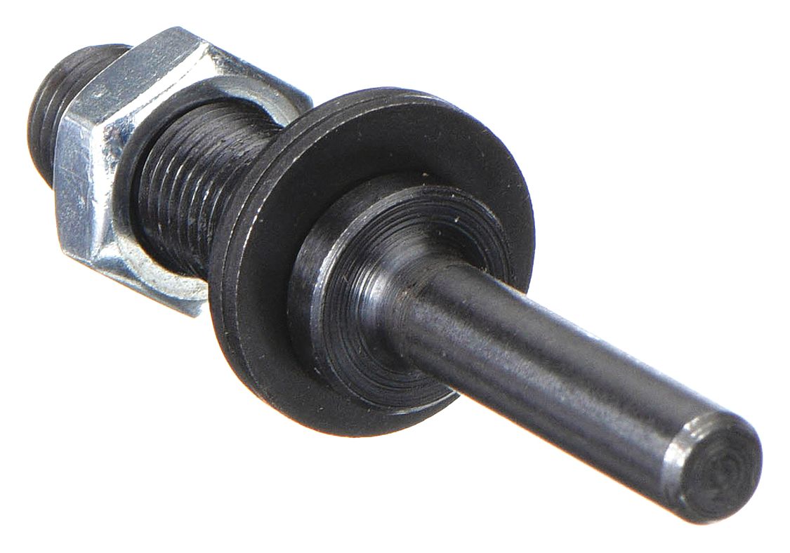 CLIMAX METAL PRODUCTS, 1/4 in Shank, For 3/8 in Wheel Arbor, Nut Lock ...