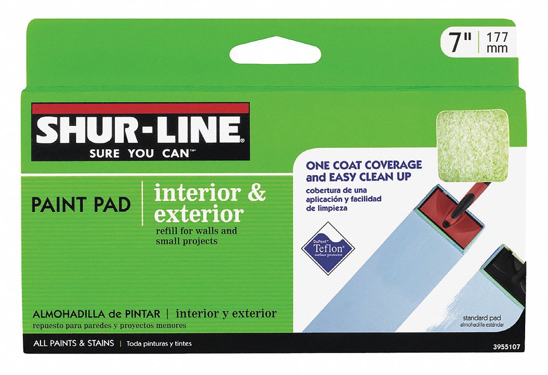 Paint Pad Refill with Shur-Flow®, Color Green - Grainger