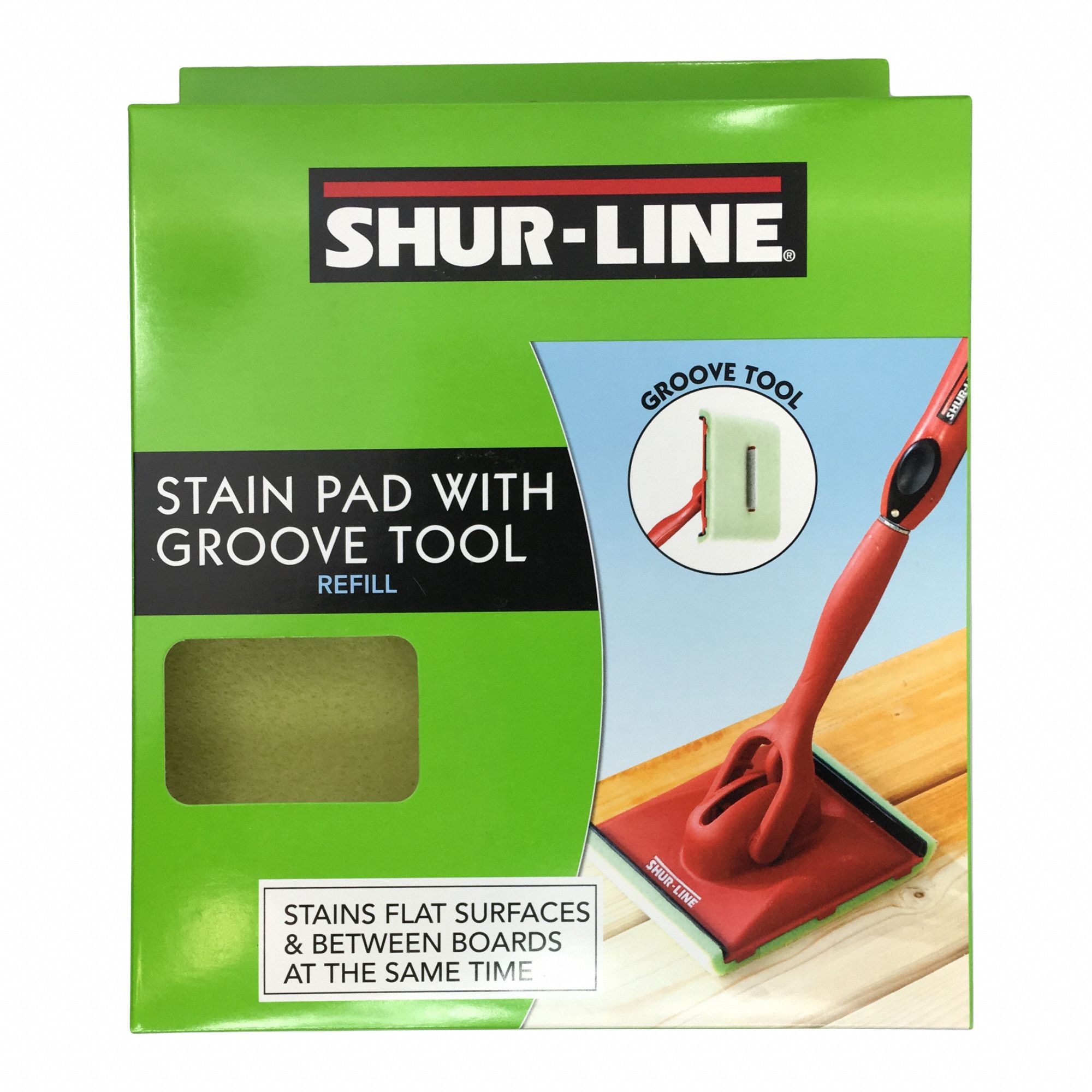 SHUR-LINE Pad Refill: 7 5/8 in Overall Lg, 6 1/2 in Overall Wd, Plastic ...
