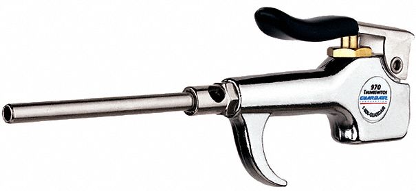 GUARDAIR Air Gun: Thumb-Lever Grip, Zinc, 1/4 in NPT Female, 1 Nozzle(s ...