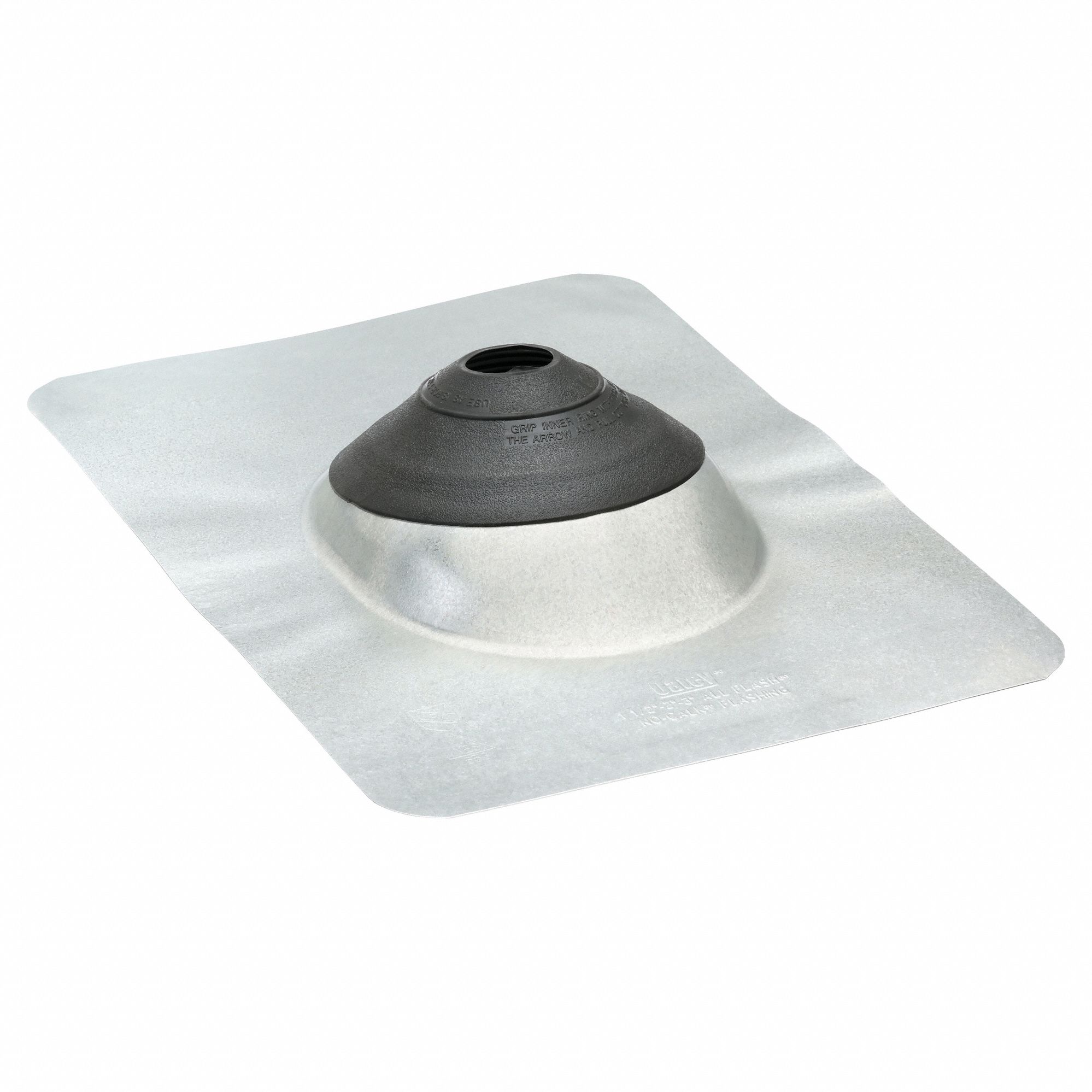 For Pitched Roof, Rectangular Base, 14.5"H 11"W Steel Roof Vent Pipe ...