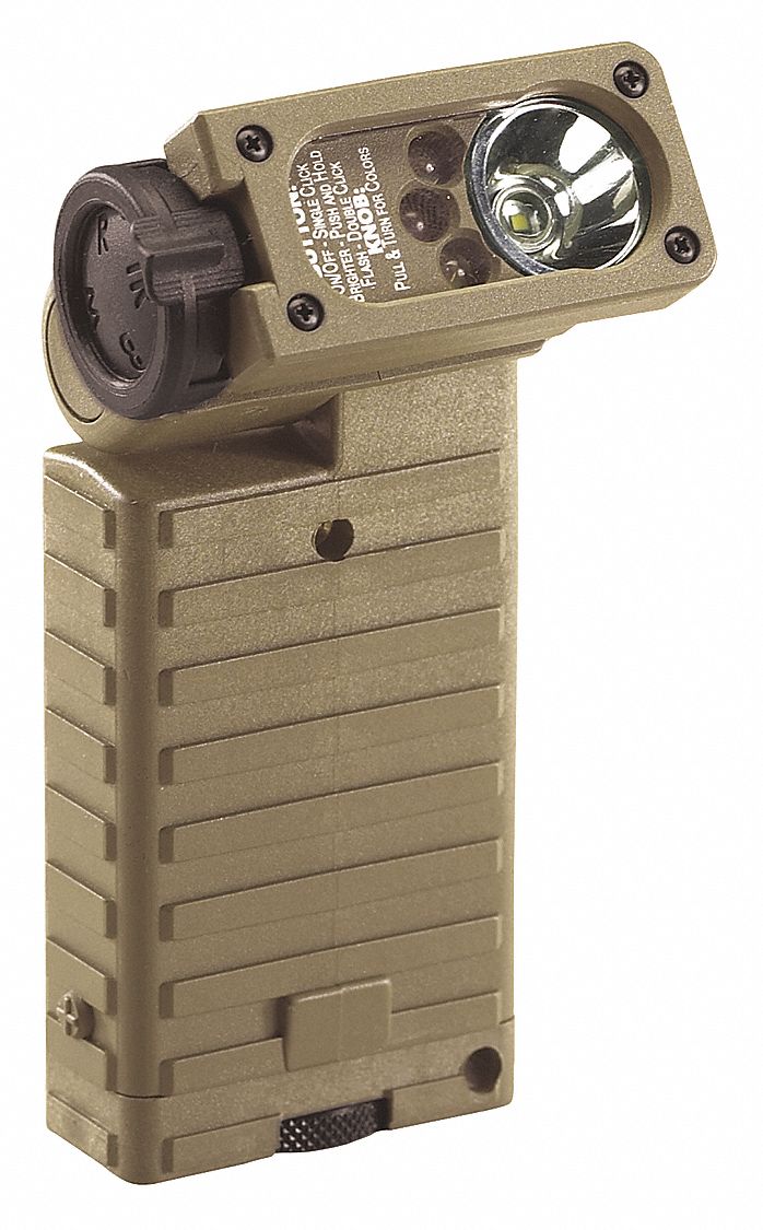 Hands Free Light, Nylon, Maximum Lumens Output: 55, Tan, 2.34 in - Grainger