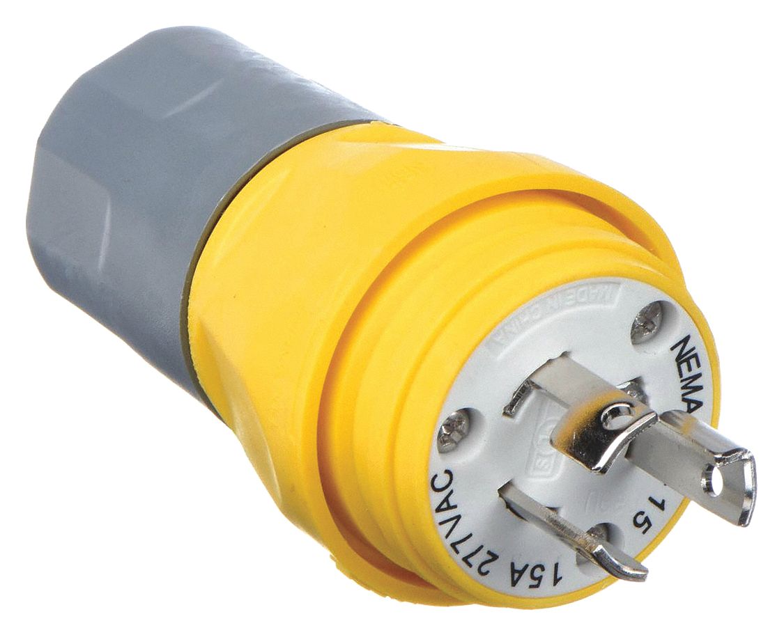 L7-15P, 15 A, Watertight Locking Plug - 39AW28|HBL24W34 - Grainger