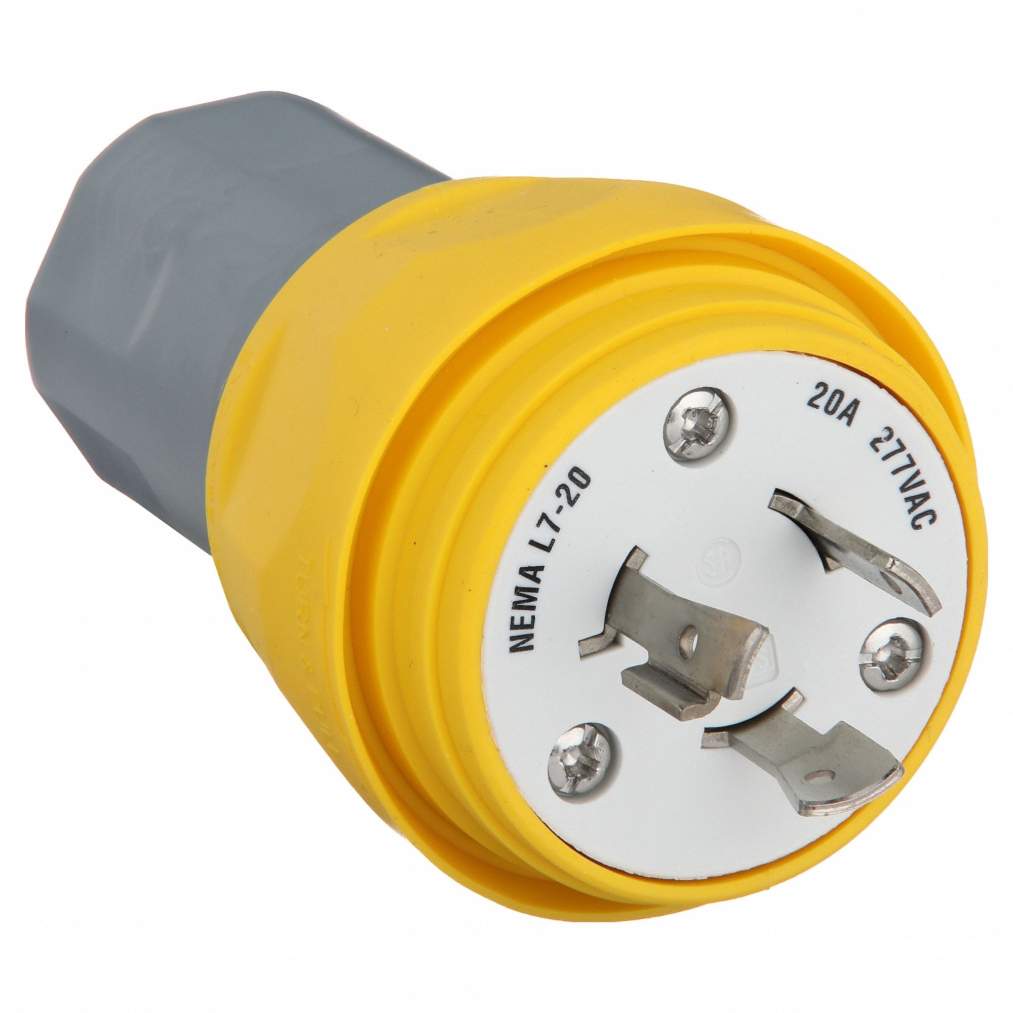 L7-20P, 20 A, Watertight Locking Plug - 39AW34|HBL26W49 - Grainger