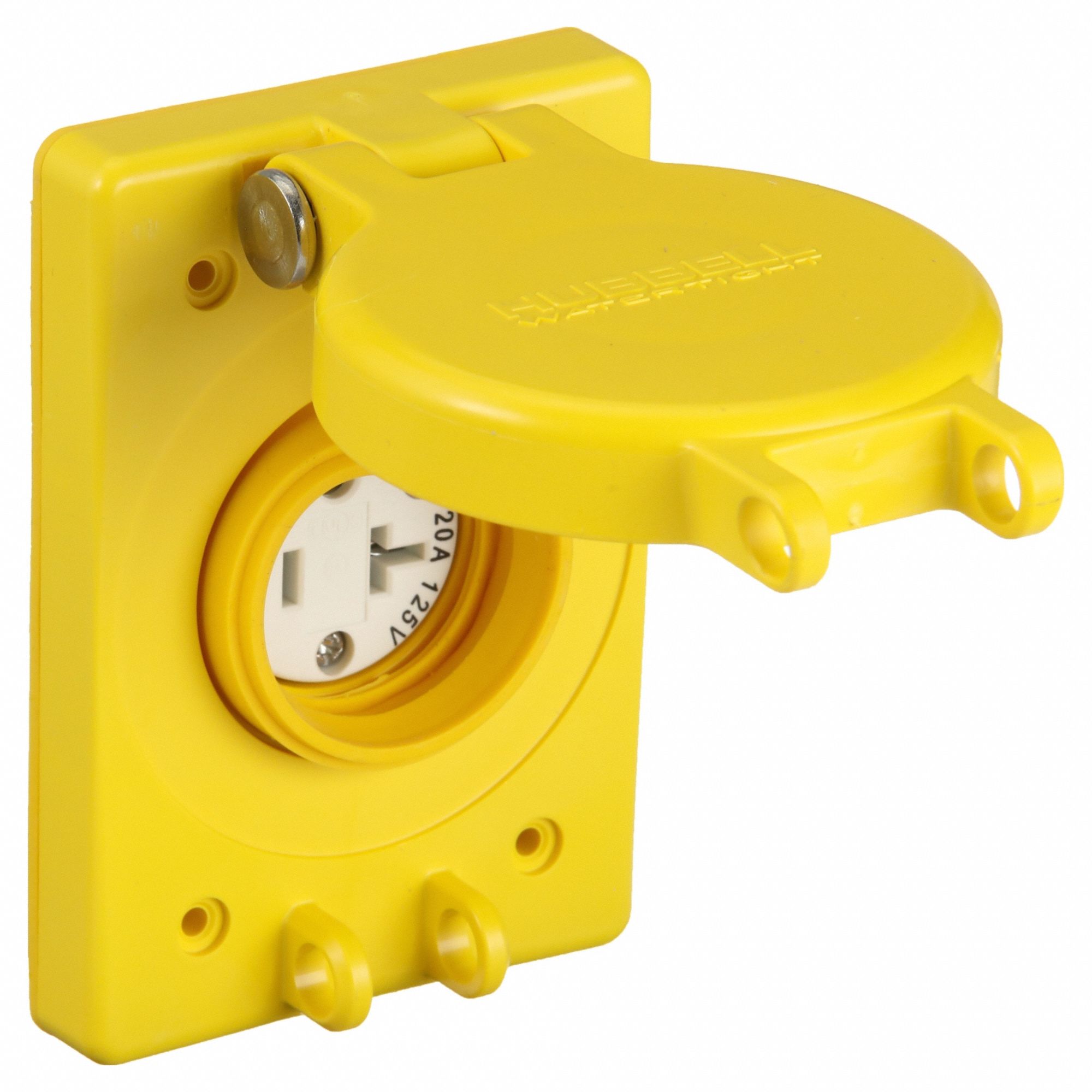Single, 5-20R, Watertight Receptacle - 39AW61|HBL60W33 - Grainger