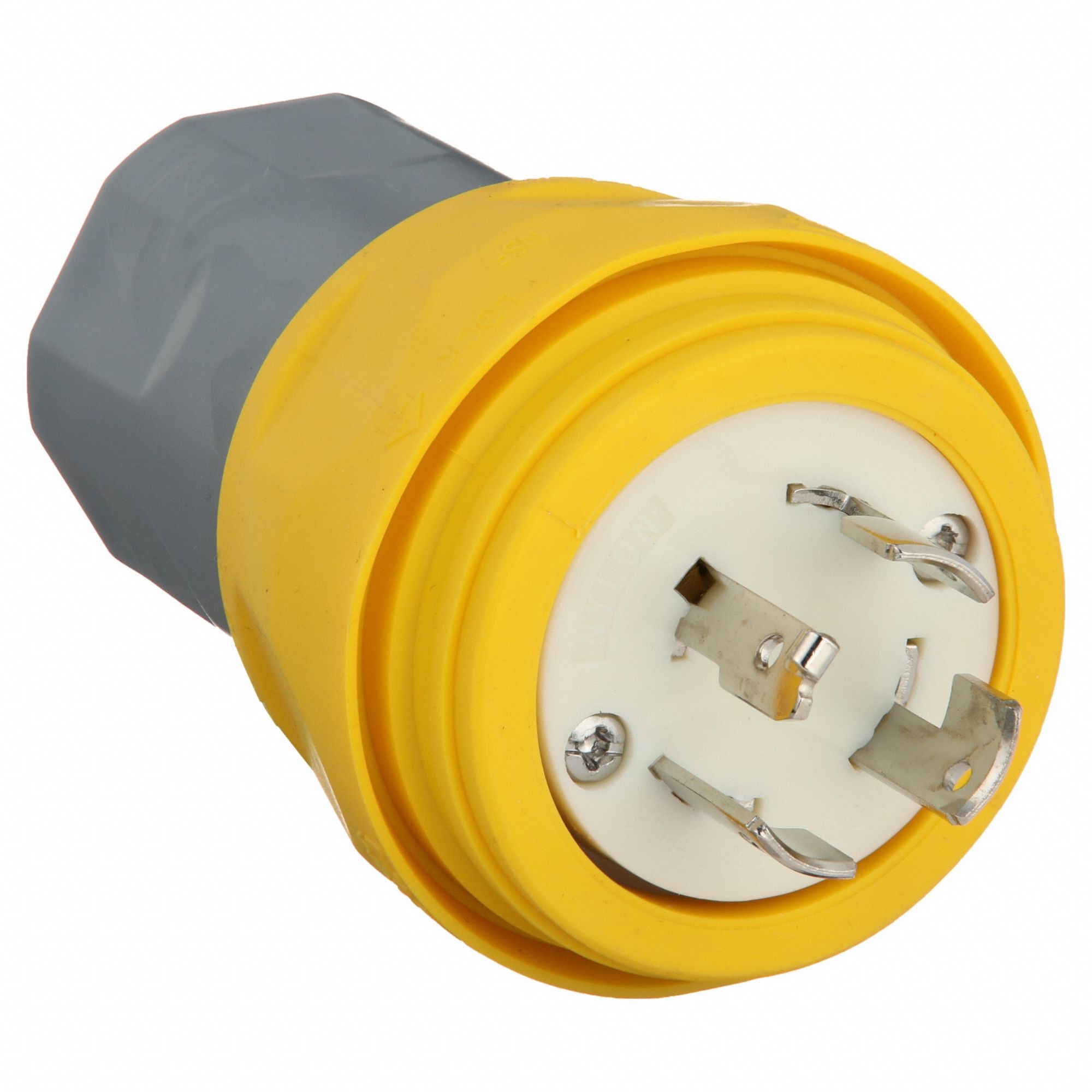 20 A, 120/208V AC, Watertight Locking Plug - 39AW94|HBL26W09 - Grainger