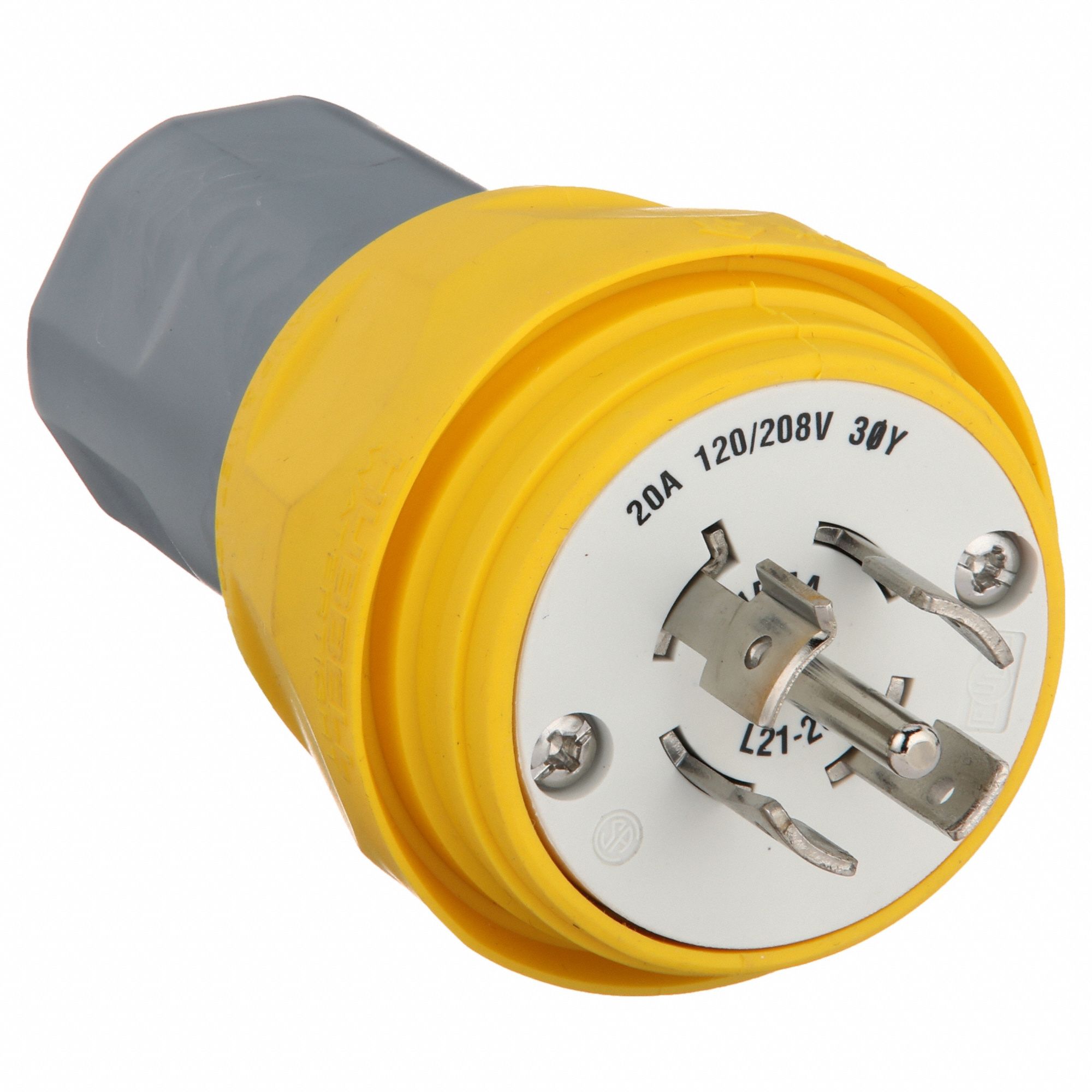 L21-20P, 20 A, Watertight Locking Plug - 39AW97|HBL26W81 - Grainger