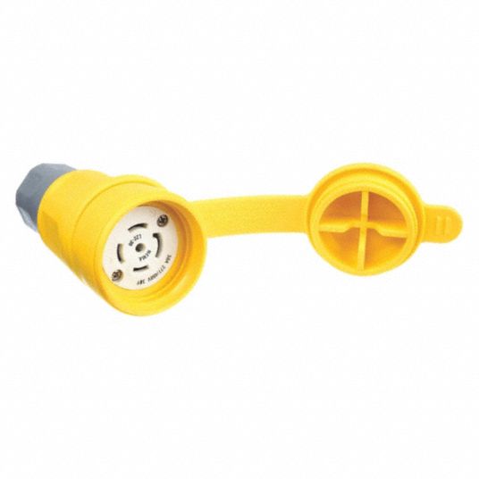 L22-30R, 30 A, Watertight Locking Connector - 39AX17|HBL29W82 - Grainger
