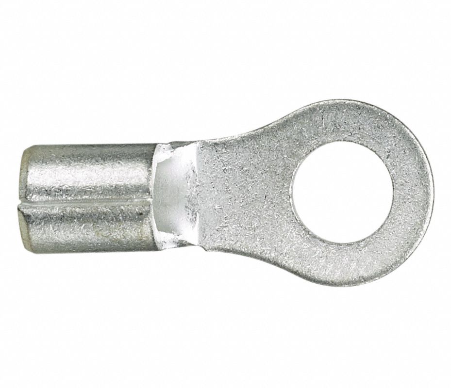 PANDUIT Terminal de Anillo,Simple Simple,Costura Soldado a Tope,12 a 10 ...