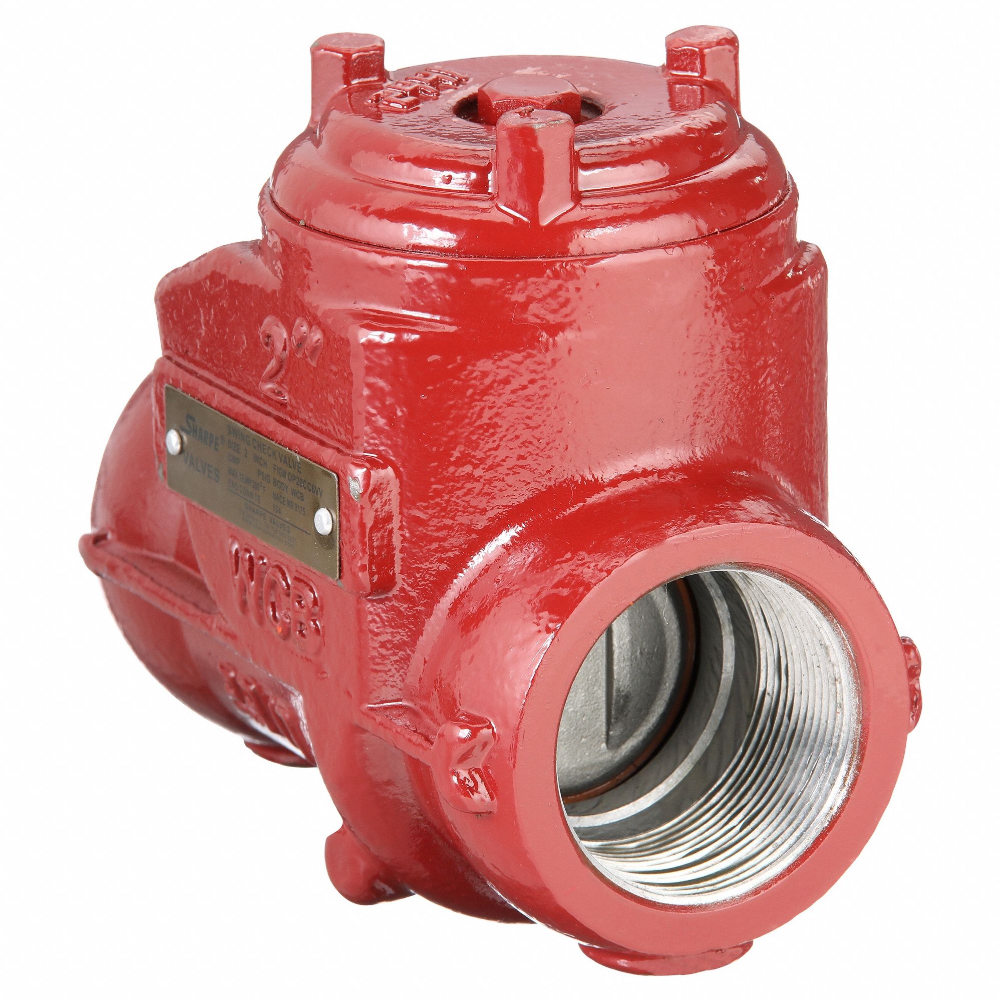 SHARPE VALVES, Swing, 2-Way, Oil Patch Swing Check Valve - 39C398 ...