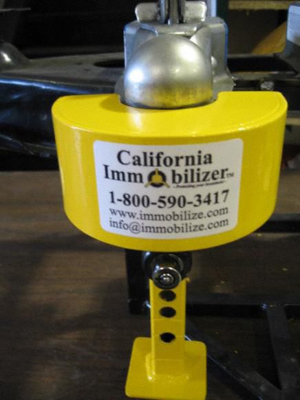 CALIFORNIA IMMOBILIZER Coupler Lock: Universal, 1 7/8 in/2 5/16 in/2 in ...