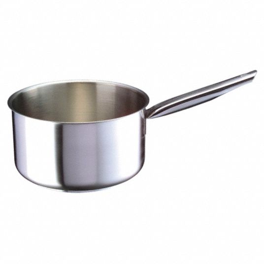 Deep Sauce Pan, 3-1/8 Capacity (Qt.), 13 Overall Length (In.), 13 ...