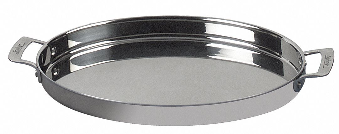 PRIMO, 11 in Dia, 1 3/4 in Overall Ht, Oval Fry Pan - 39C537|8188-60/38 ...