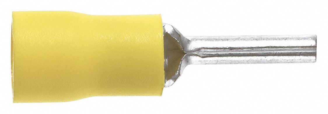 PANDUIT, 500, PK, Pin Terminal - 39CA07|PV10-P55-DYY - Grainger